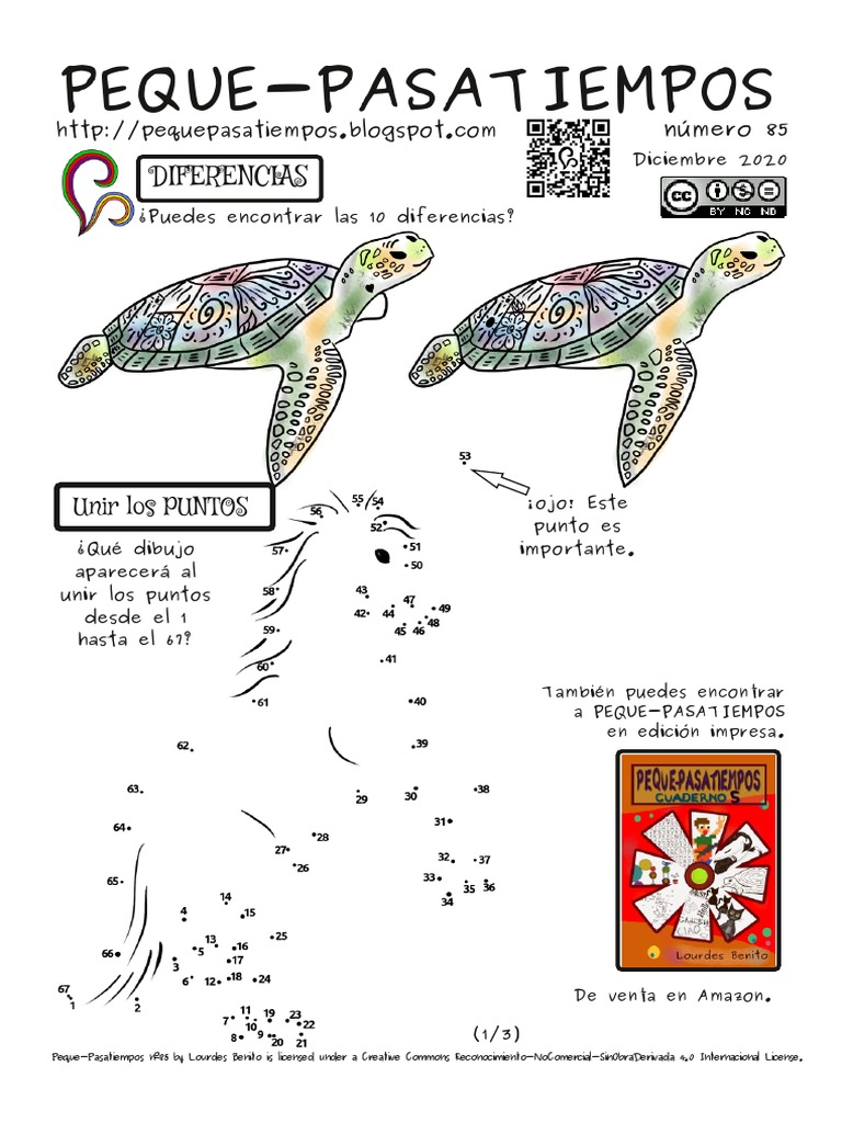 Peque-Pasatiempos nº85: Juegos y Actividades | PDF