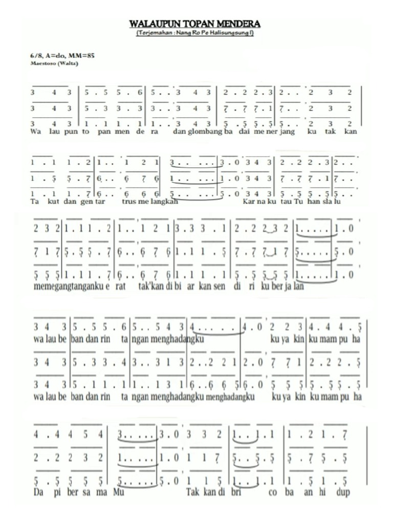 Walau Topan Mendera | PDF