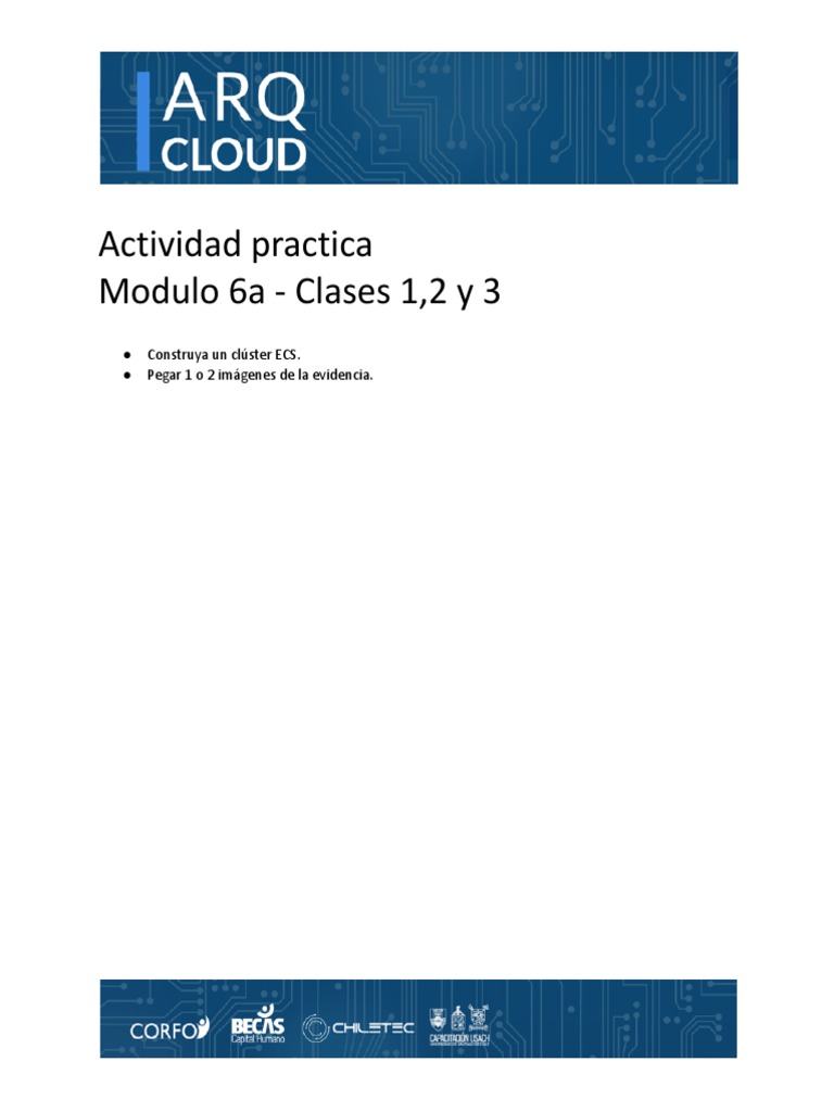 Modulo 6a Clase1y2y3 Ejercicio | PDF