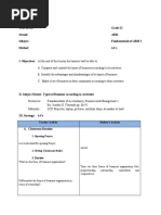 ABM 11 Lesson Plan | PDF | Lesson Plan | Classroom Management