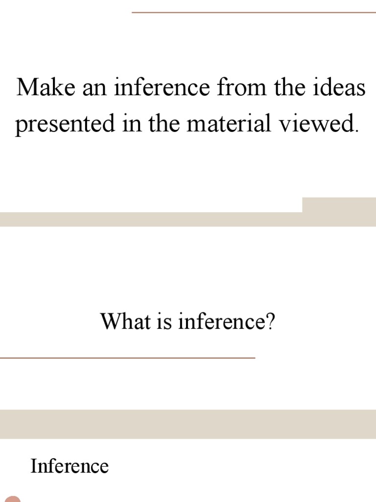 Make an Inference - What is Inference and How to Make an Inference from ...