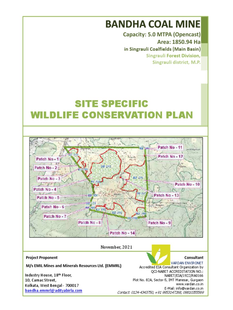 Revised Wildlife Conservation Plan | PDF | Energy Development | Coal