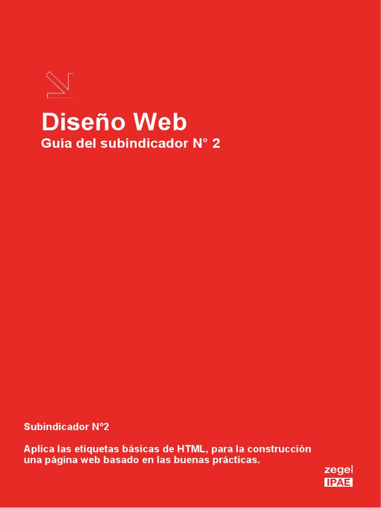 Il1 Tema2 Guia - Algoritmos Computacionales - Zegel IPAE | PDF | Diseño web | Diseño