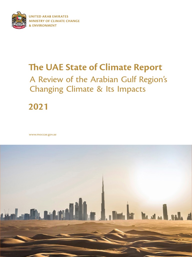The UAE State of Climate Report 2021 | PDF | General Circulation Model ...