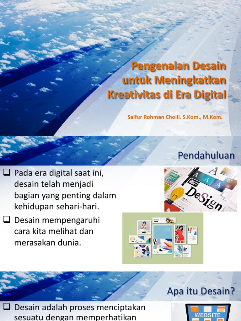 Pengenalan Desain Di Era Digital | PDF