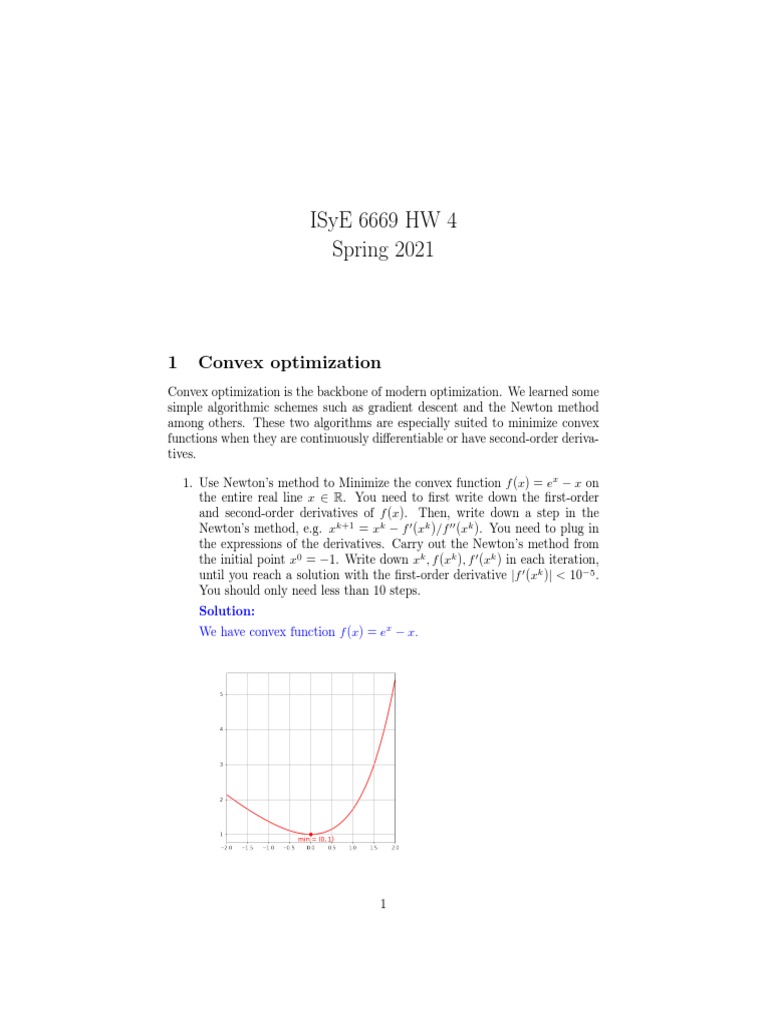 HW4 Solutions Autotag | PDF | Mathematical Optimization | Equations