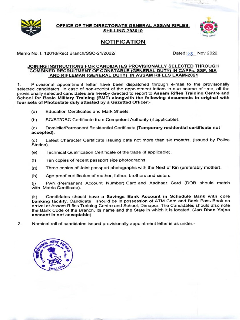 Dated:: Notification | PDF