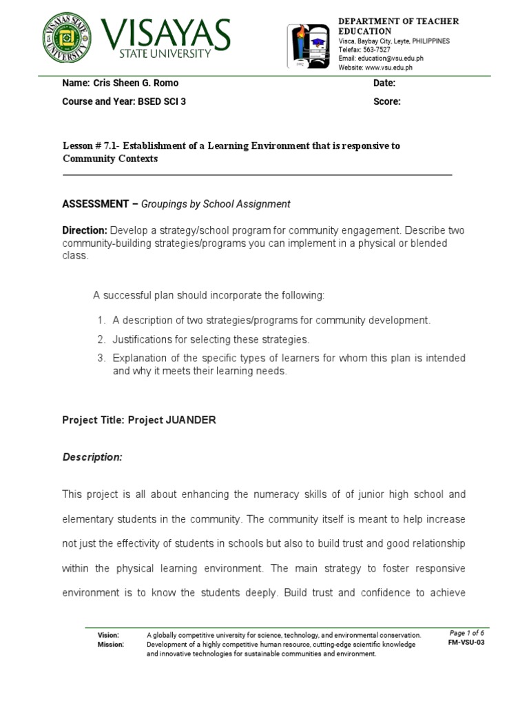 Module 7 - Lesson 7.1 | PDF | Learning | Mentorship