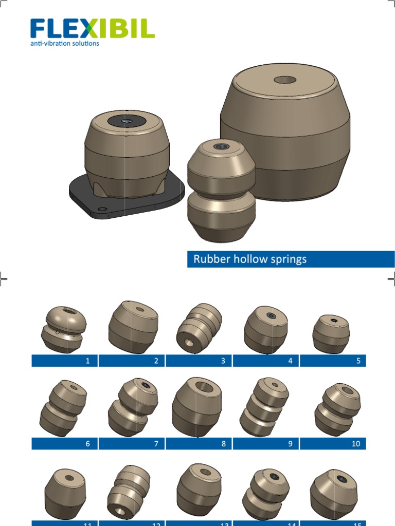 Rubber Hollow Springs: An - Vibra On Solu Ons | PDF