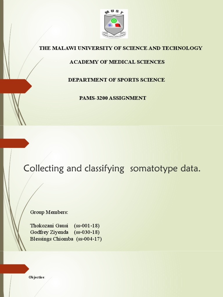 Calculate Somatotypes | PDF