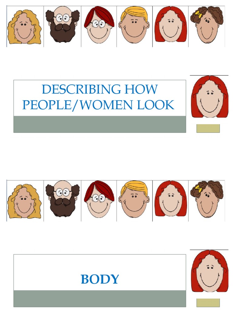 Describing How People/Women Look | PDF