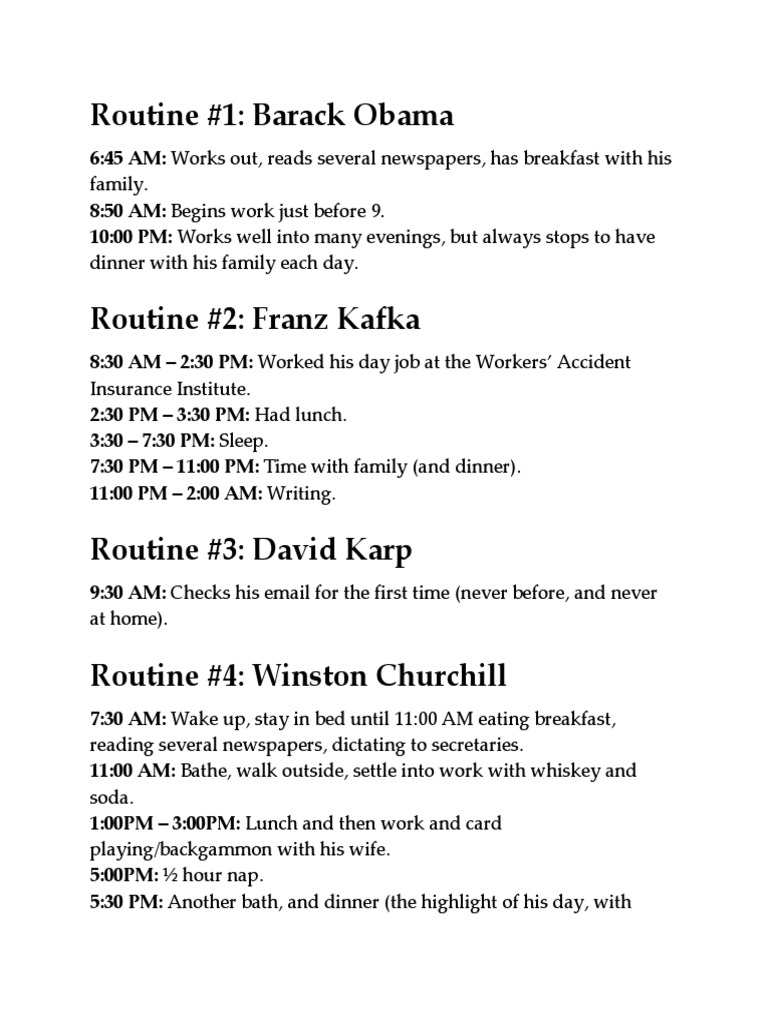 Daily Routines Info-Transfer Material | PDF | Mystery, Thriller & Crime ...