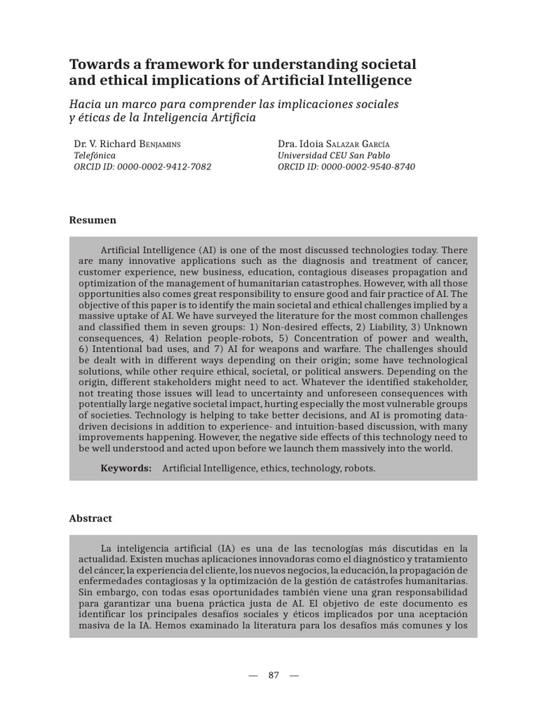 Towards A Framework For Understanding So | PDF | Artificial Intelligence | Intelligence (AI ...