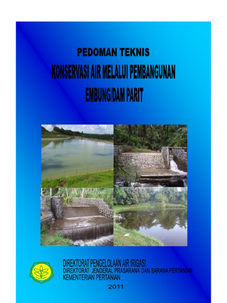 Pedoman Pembangunan Dam Parit dan Embung | PDF