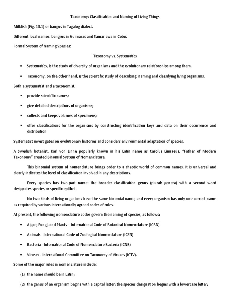Understanding Taxonomy Basics | PDF | Taxonomy (Biology) | Clade