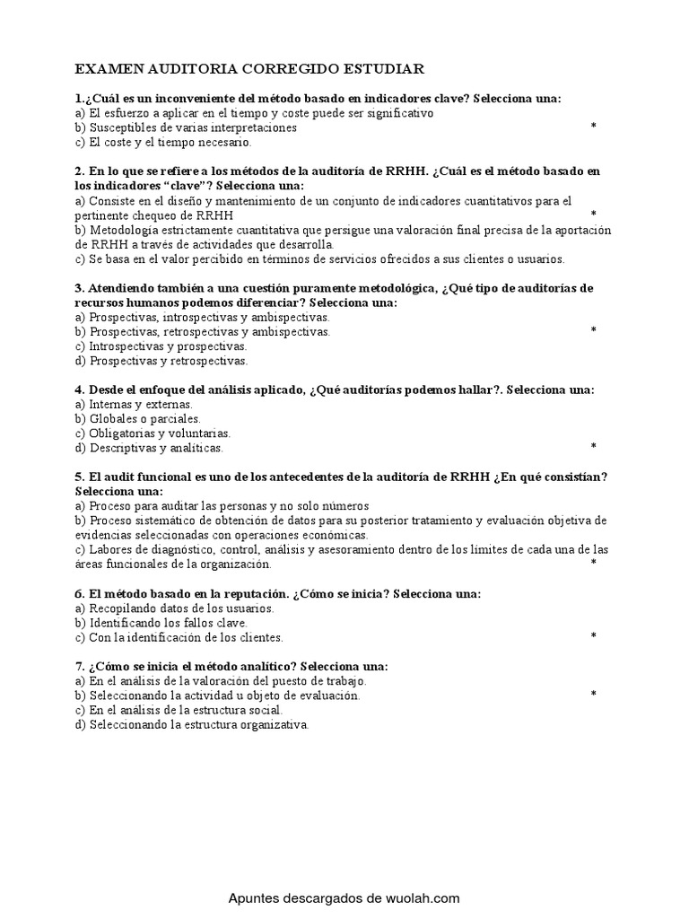 wuolah-free-TEST AUDITORIA CORREGIDO POR MI | PDF | Auditoría | Gestión ...