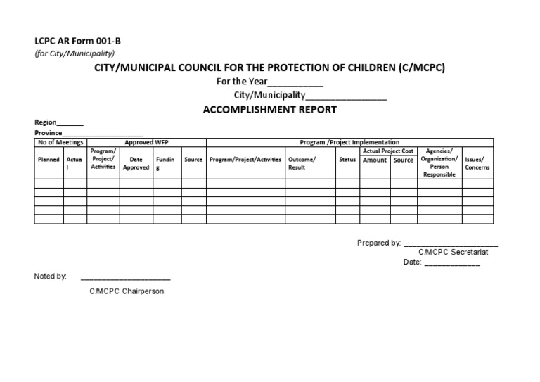 Annex A. LCPC AR Form 002-B | PDF