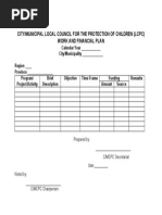 Accomplishment Report Form For Brgy Kagawad | PDF | Career & Growth ...