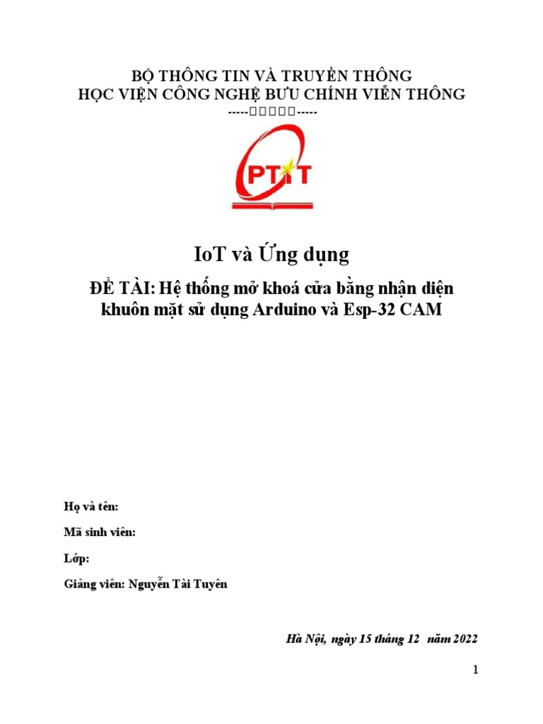 Vũ Minh Hiếu-B19DCCN261-Báo cáo IoT N6 | PDF