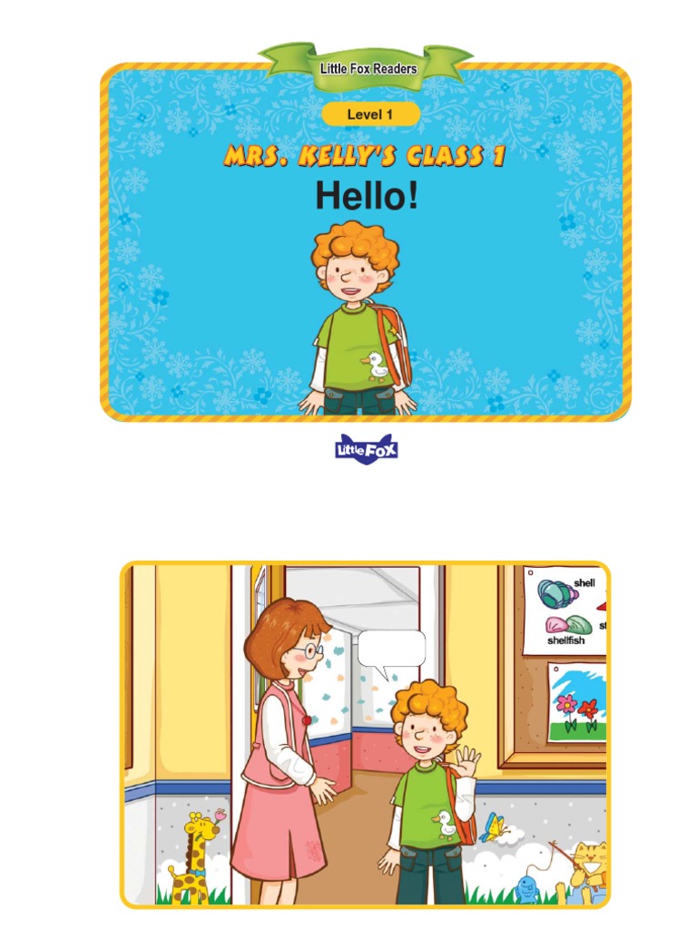 L1.001. Mrs. Kelly - S Class 1 - Hello! | PDF