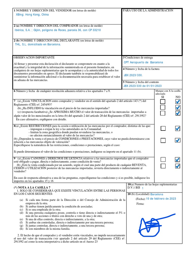 DV1 CPT Barcelona (1237) | PDF | Precios | Tipo de cambio