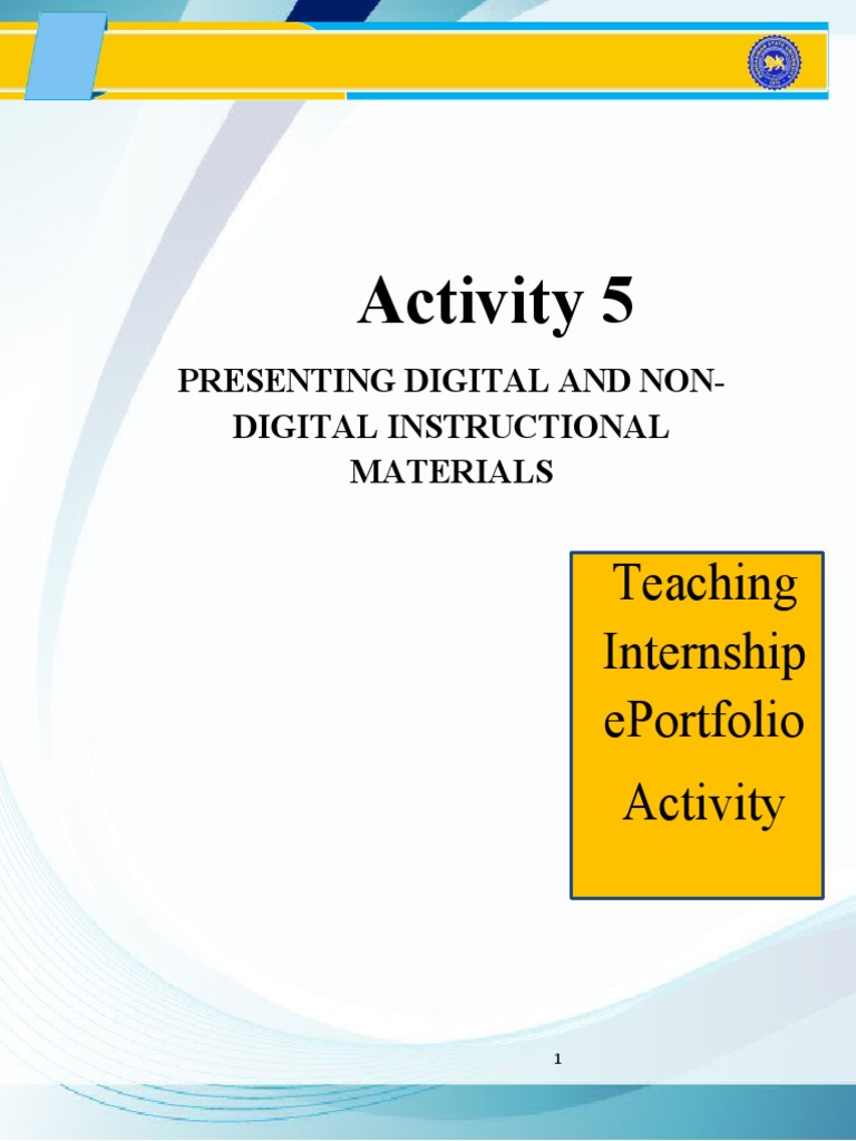 Digital vs Non-Digital Instructional Materials | PDF | Learning | Teachers