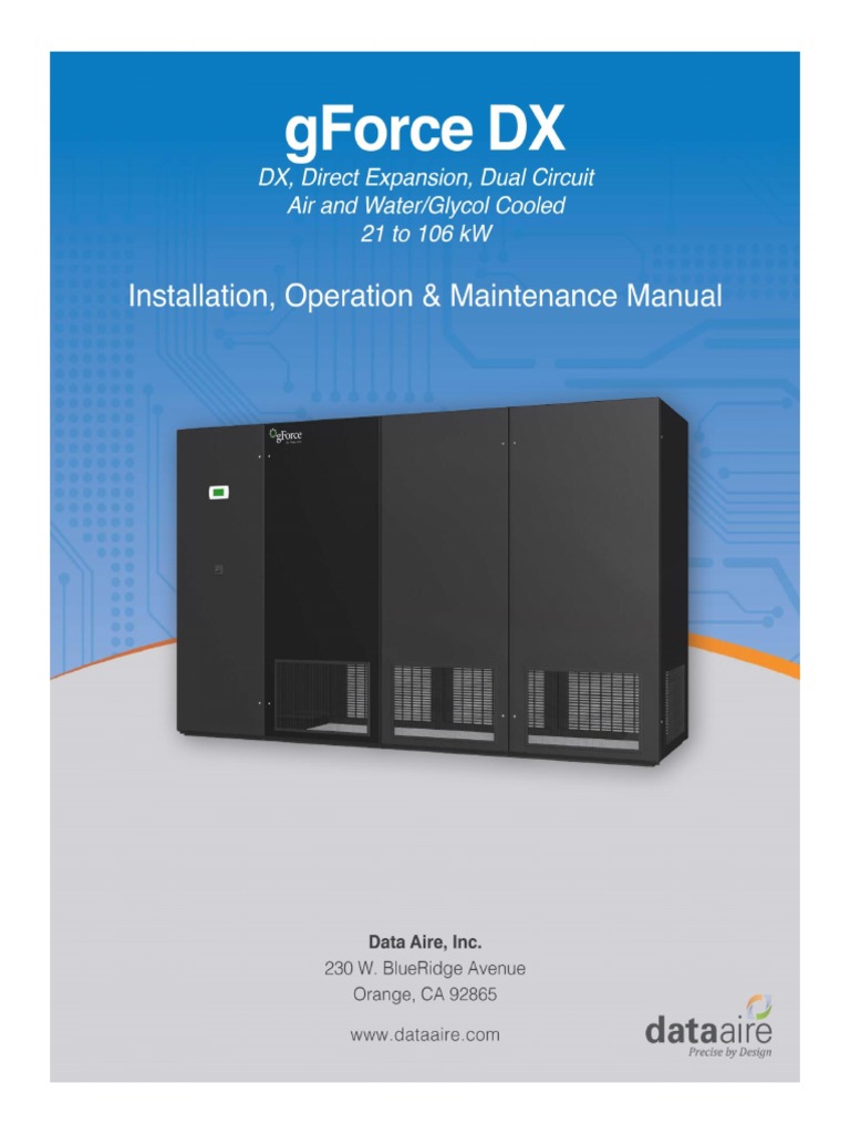 Gforce DX Series | PDF | Heat Exchanger | Pipe (Fluid Conveyance)