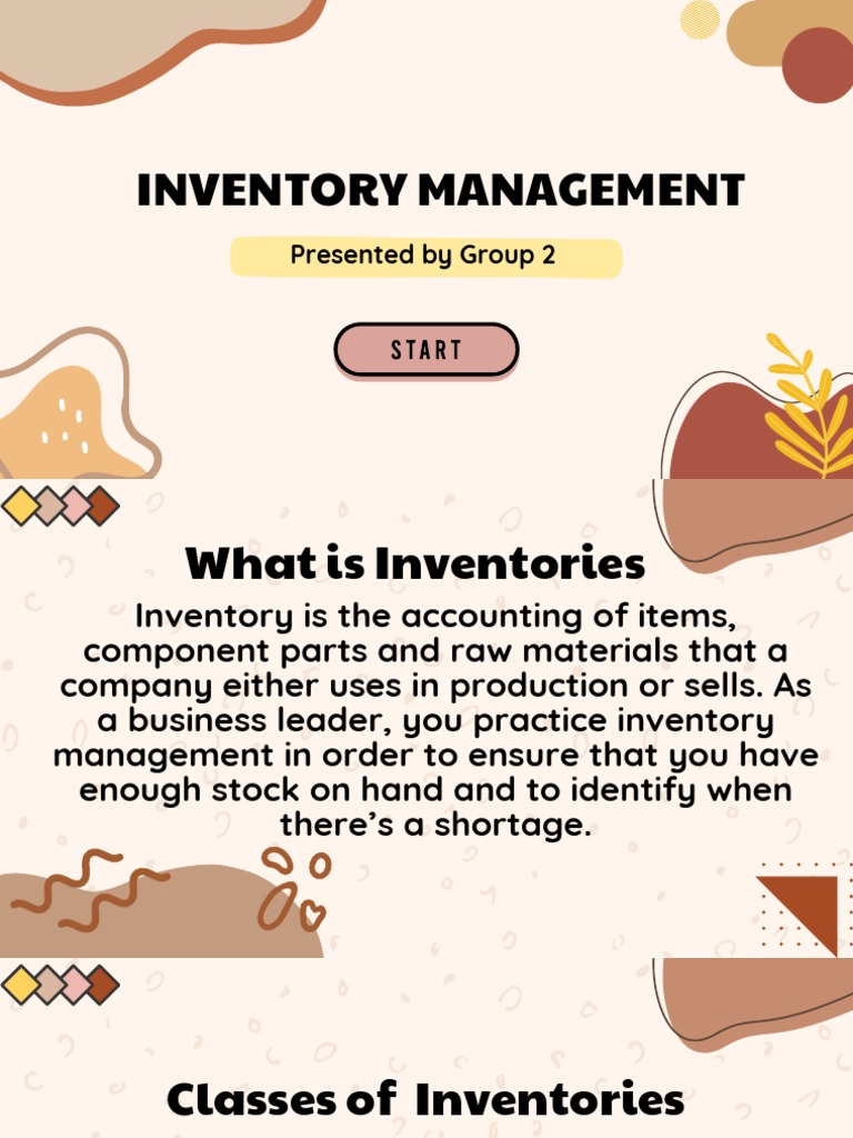 Inventory Management (FM | PDF | Inventory | Lean Manufacturing
