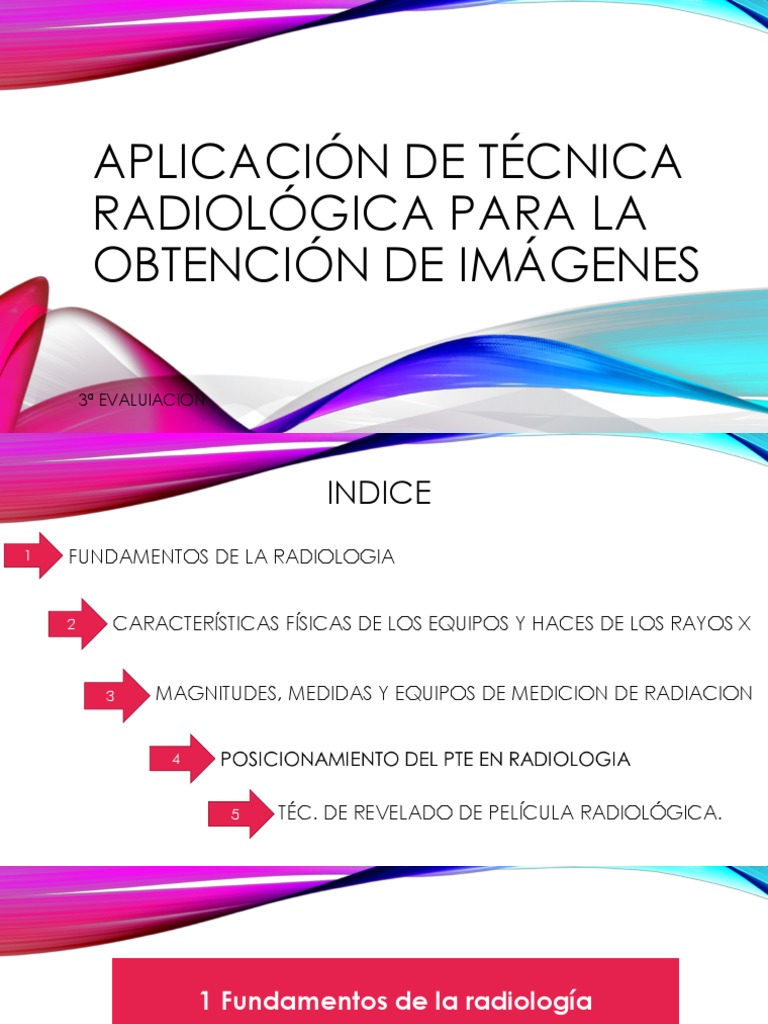 Aplicación de Técnica Radiológica para La Obtención de Imagenes | Descargar gratis PDF | Rayo X ...
