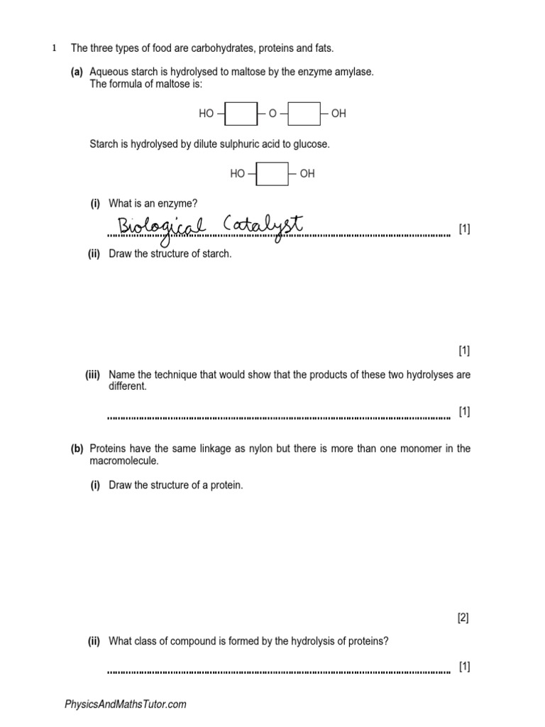 Alcohols & Carboxylic Acids IGCSE QUESTIONS | PDF | Hydrolysis | Acid
