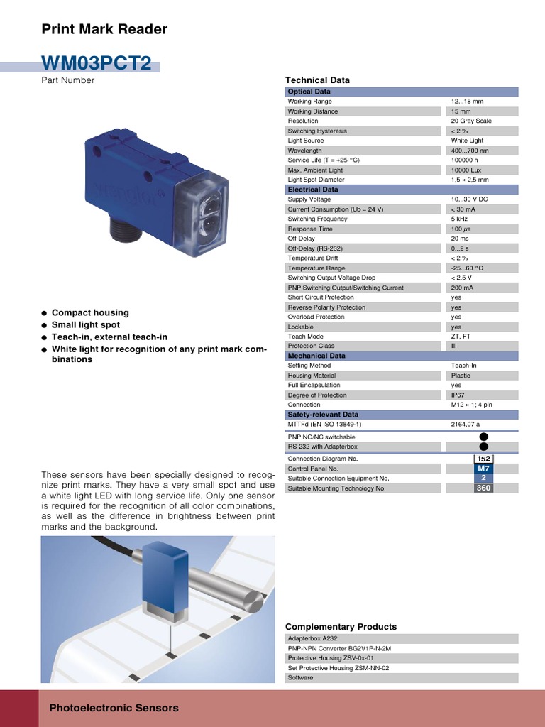 WM03PCT2 Wenglor | PDF | Power Supply | Diode