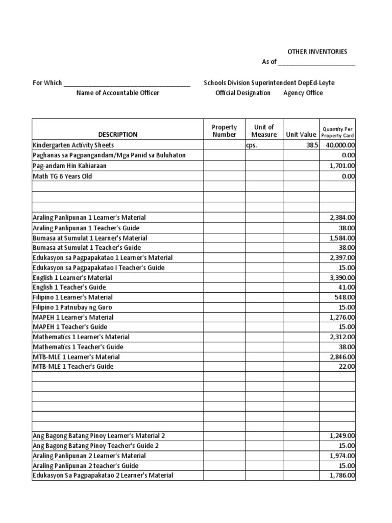 Description: Quantity Per Property Card | PDF | Laptop | Personal Computers