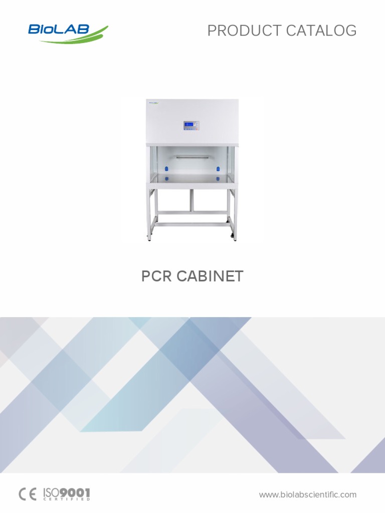 PCR Cabinet Catalog Biolab | PDF | Manufactured Goods | Physical Sciences