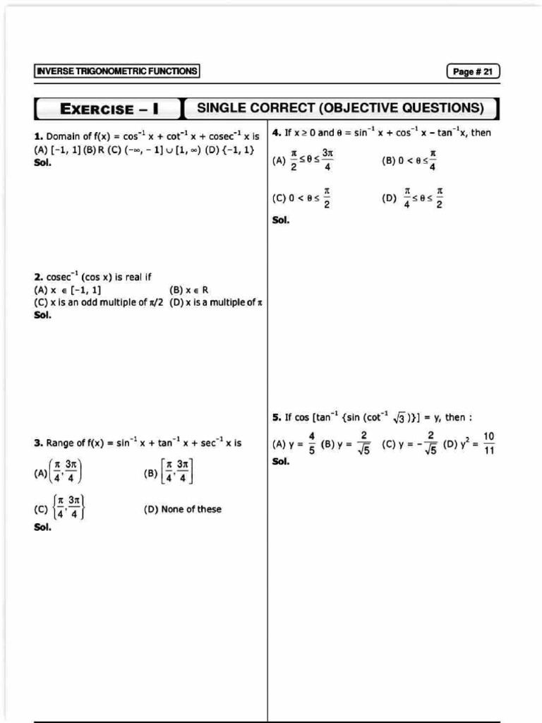Maths 12th Chapterwise PYQs - Shobhit Nirwan | PDF