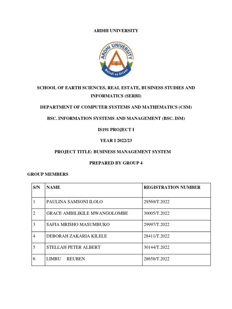 Group Number 4 | PDF