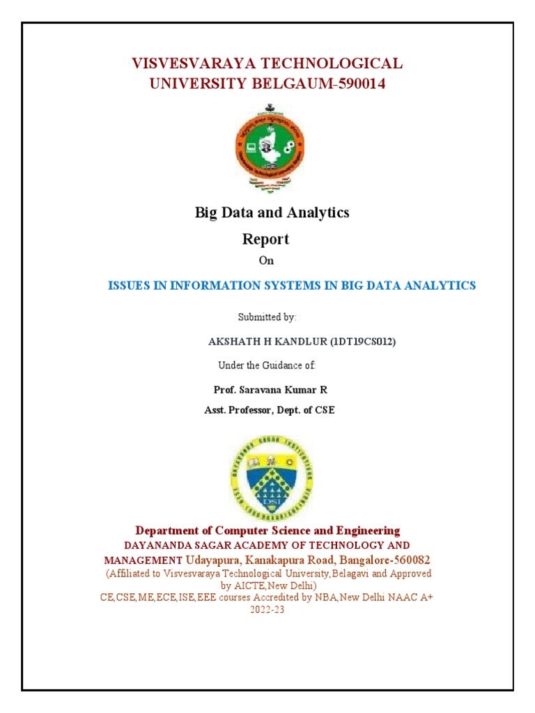 BDA Report | PDF | Apache Hadoop | Big Data BDA Report | PDF | Apache Hadoop | Big Data