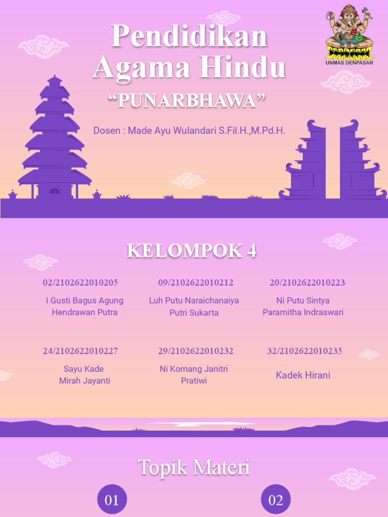 Memahami Punarbhawa dalam Hindu | PDF
