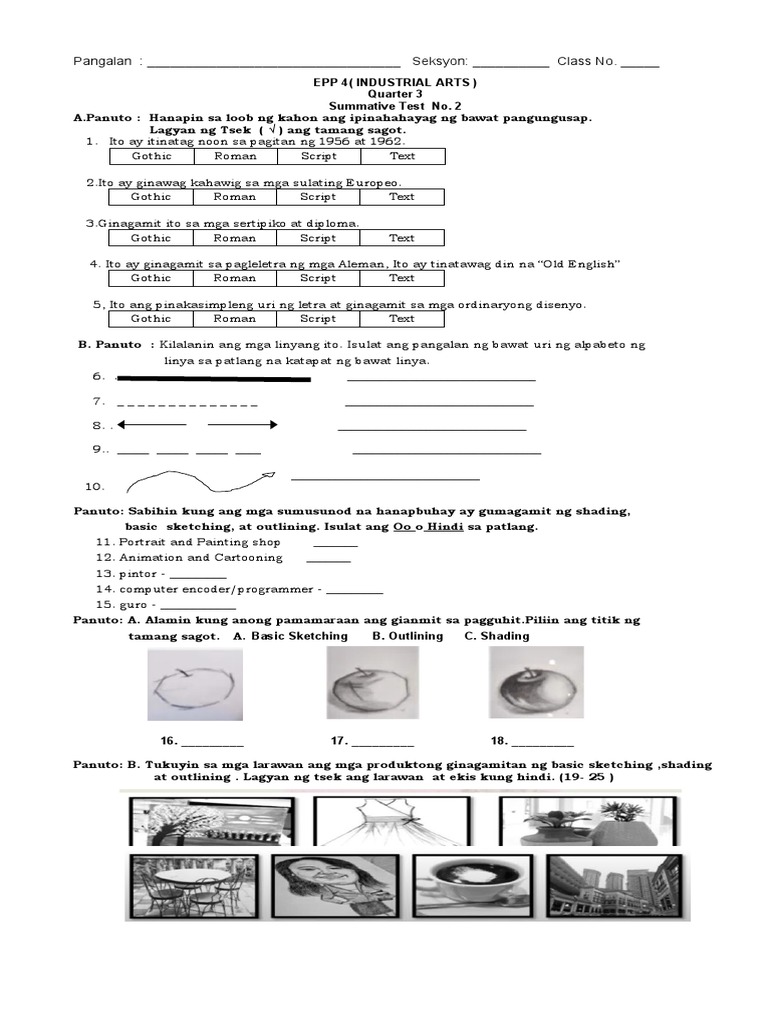 Q3 EPP SUMMATIVE-TEST-No.-2 | PDF
