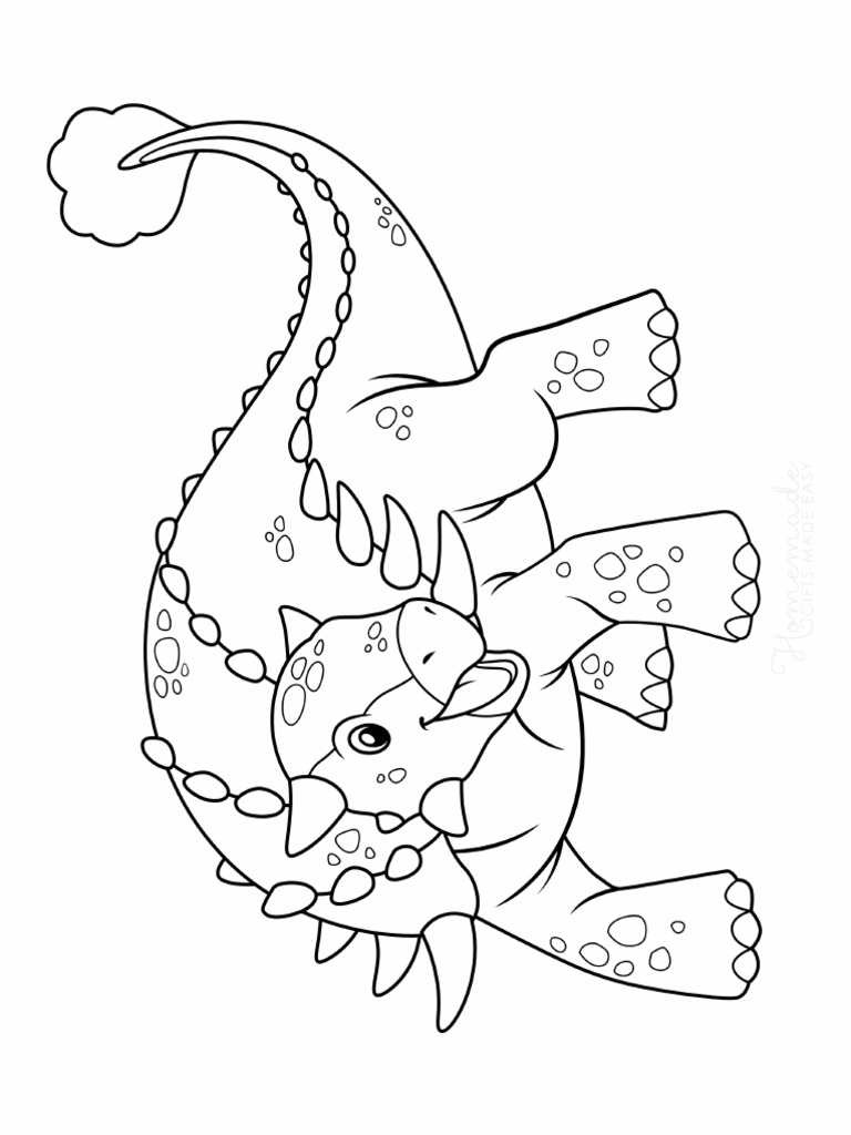 dinosaur-coloring-pages-cute-ankylosaurus-pdf