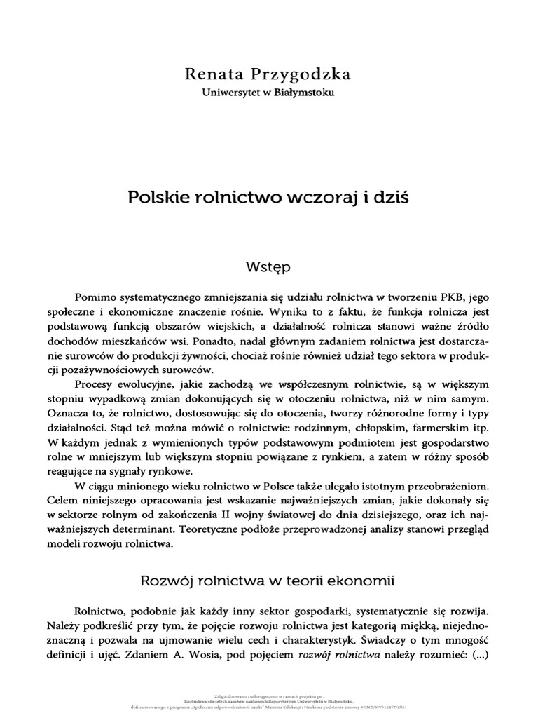Przygodzka: Renata | PDF