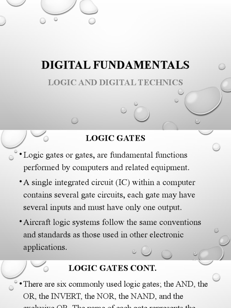 Logic Gates Pdf Logic Gate Teaching Mathematics