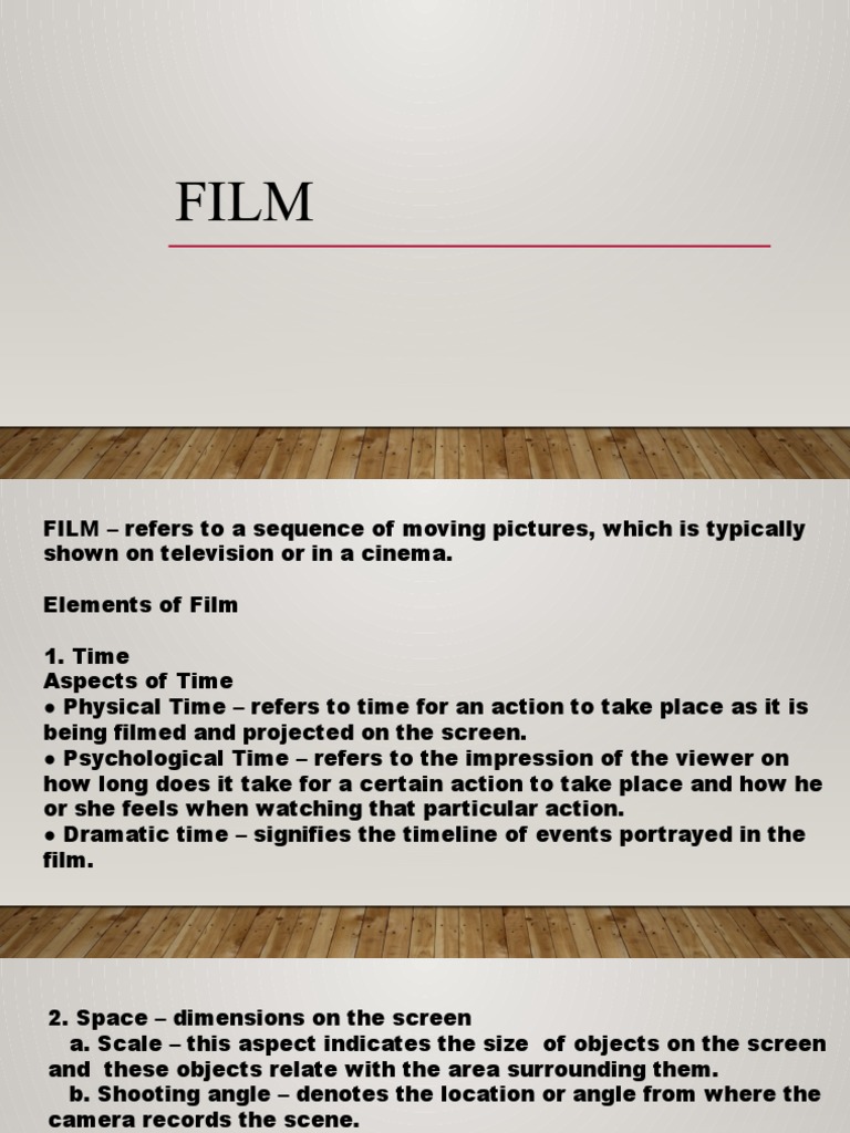 Understanding Film Elements and Techniques | PDF | Art
