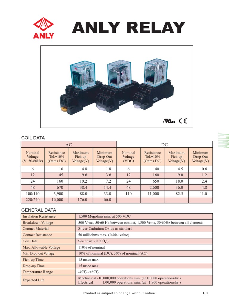 Relay | PDF | Alternating Current | Switch