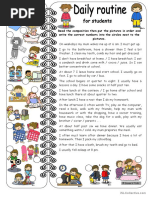 Daily Routines Presentation | PDF | Dinner | Lunch