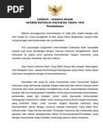 Teks UUD 1945 PDF Untuk Upacara | PDF