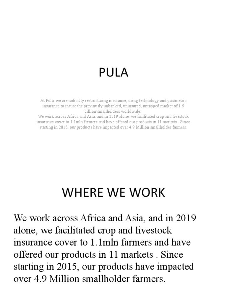 Insurance for Smallholder Farmers | PDF | Insurance | Livestock