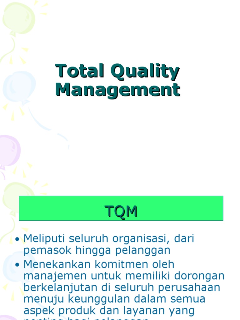 2 - Total Quality Management | PDF