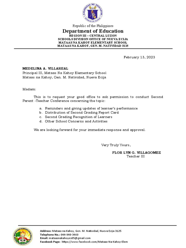 Second Quarter Meeting and Distribution of Card | PDF