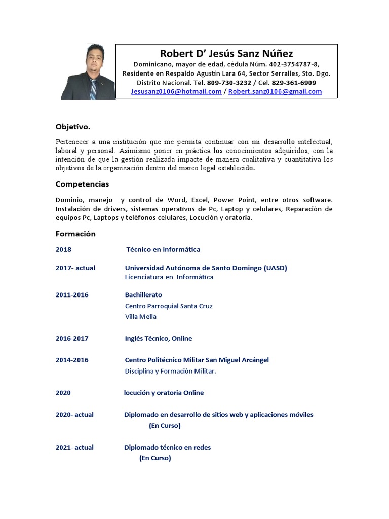 CV Robert Sanz | PDF