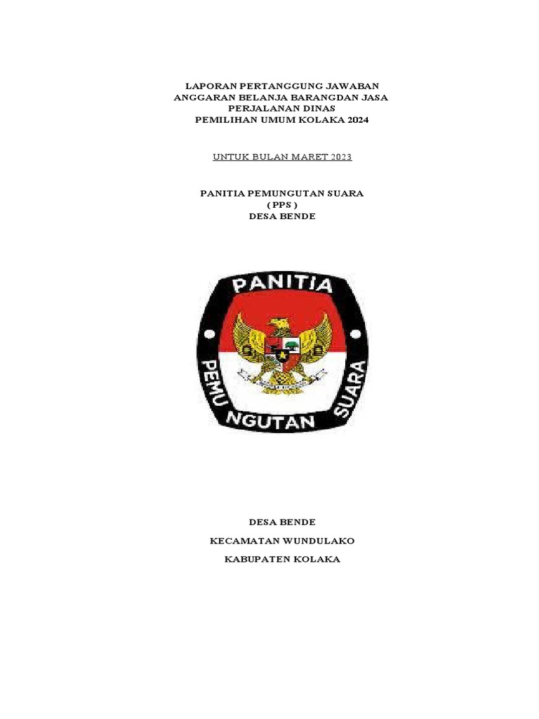 Logo PPS Pemilu Kolaka 2024 | PDF